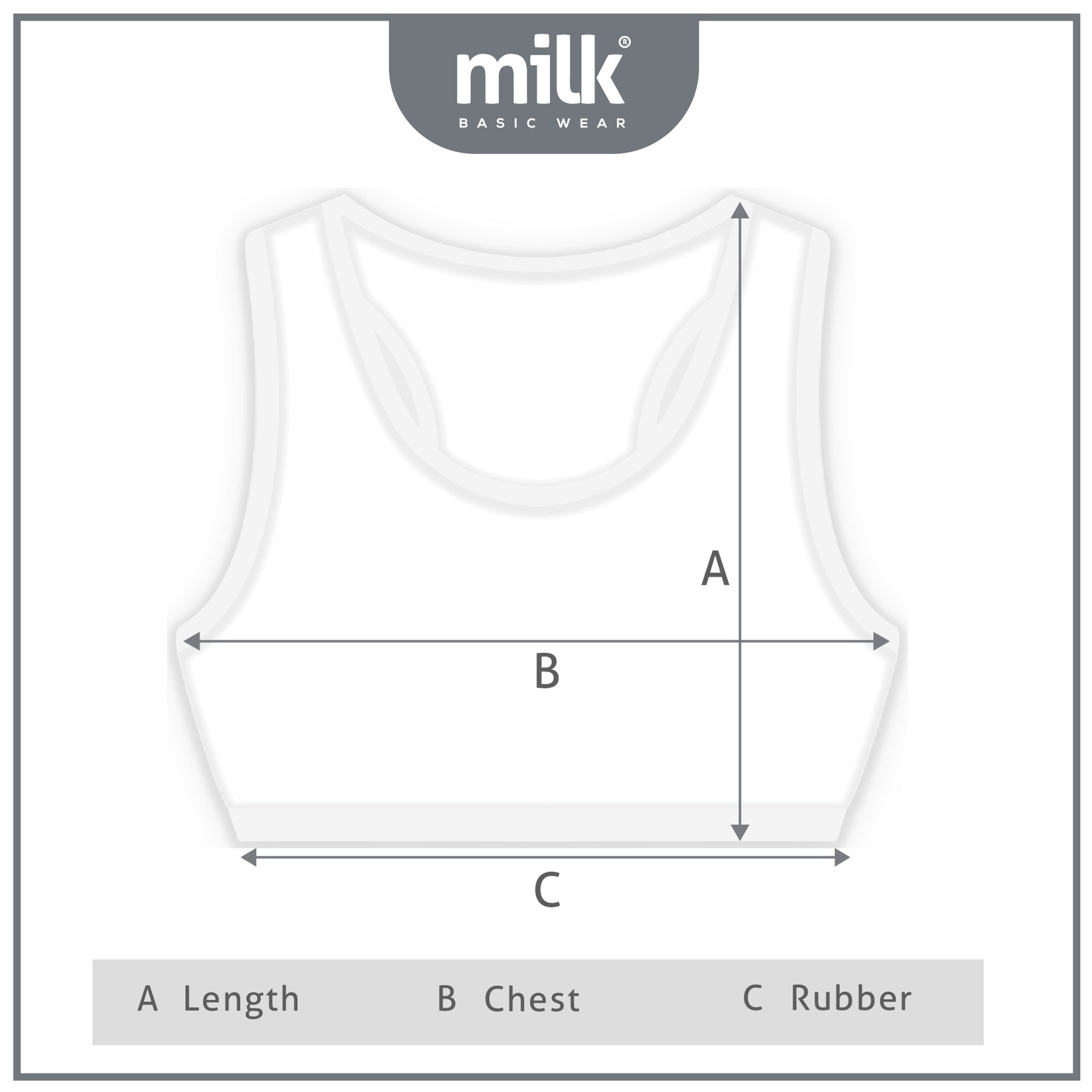 Strap Soft Bra - pack of 1 – MILK Basic Wear